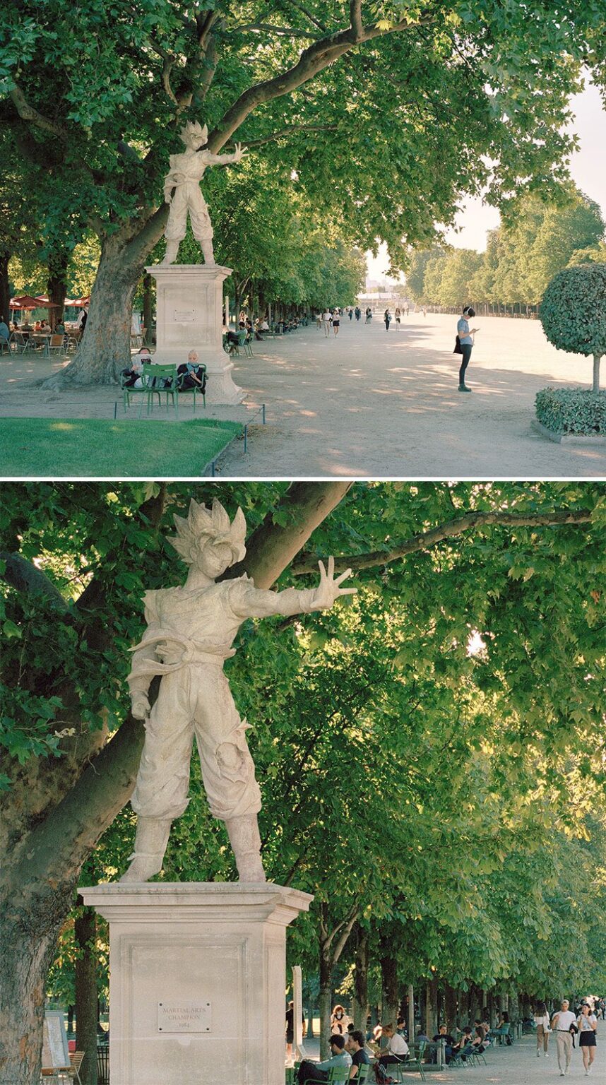 La statue de SanGoku à Paris est-elle réelle ? Nous vous disons où il y ...