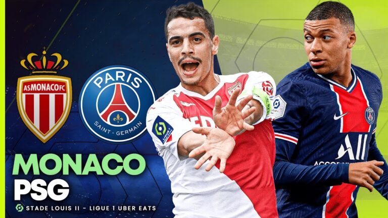 PSG Monaco en Streaming - Comment regarder le match de Ligue 1 en direct dimanche ? - Okibata